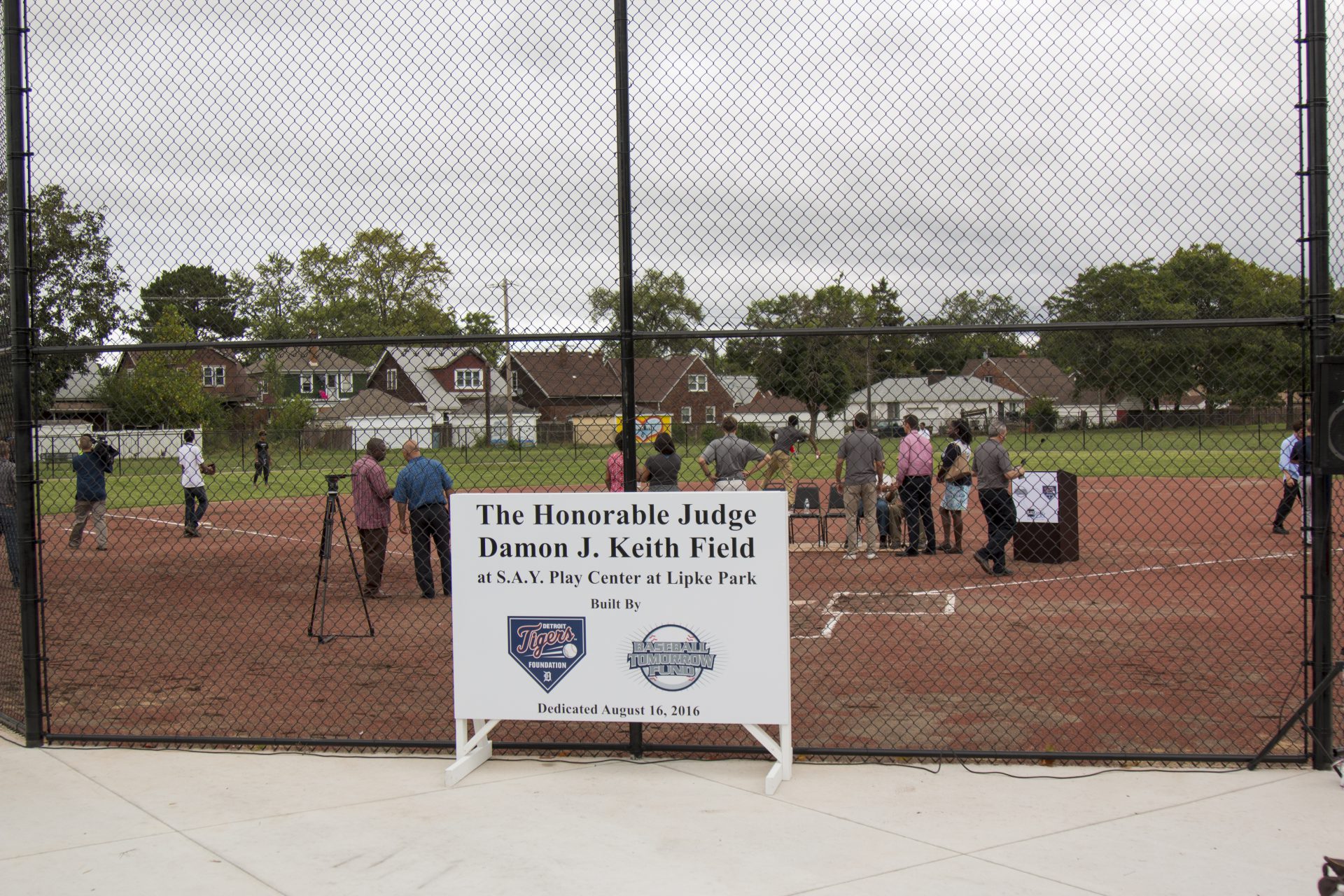 S.A.Y. Play Baseball Field Dedication a Home Run! - SAY Play Center